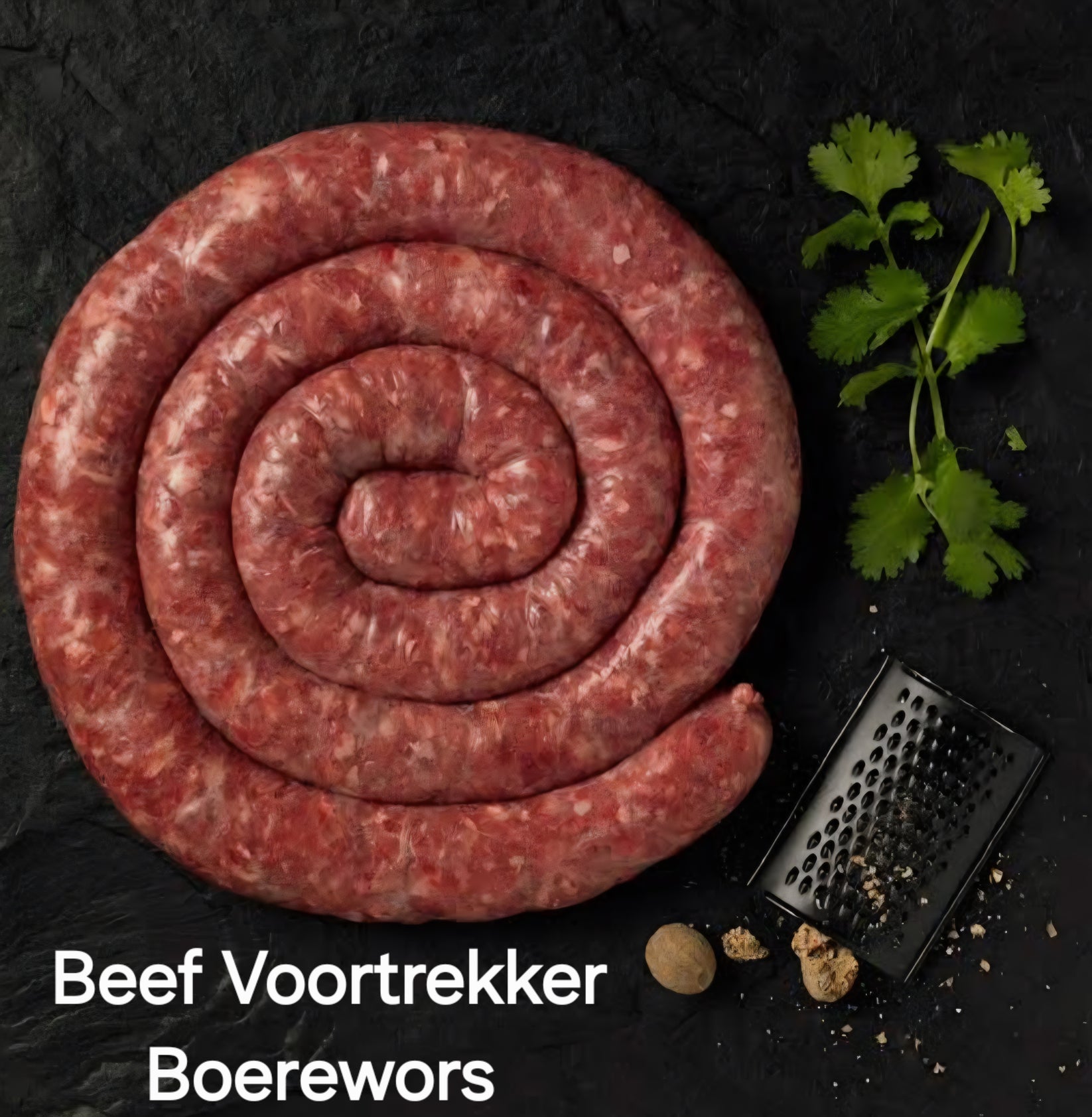 BEEF VOORTREKKER WORS (2 X 500g) – ONDERSTEPOORT BUTCHERY